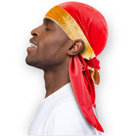 Other | Velvet Durags For Menwomen 36 Waves Designer Do Rag Headwraps ...